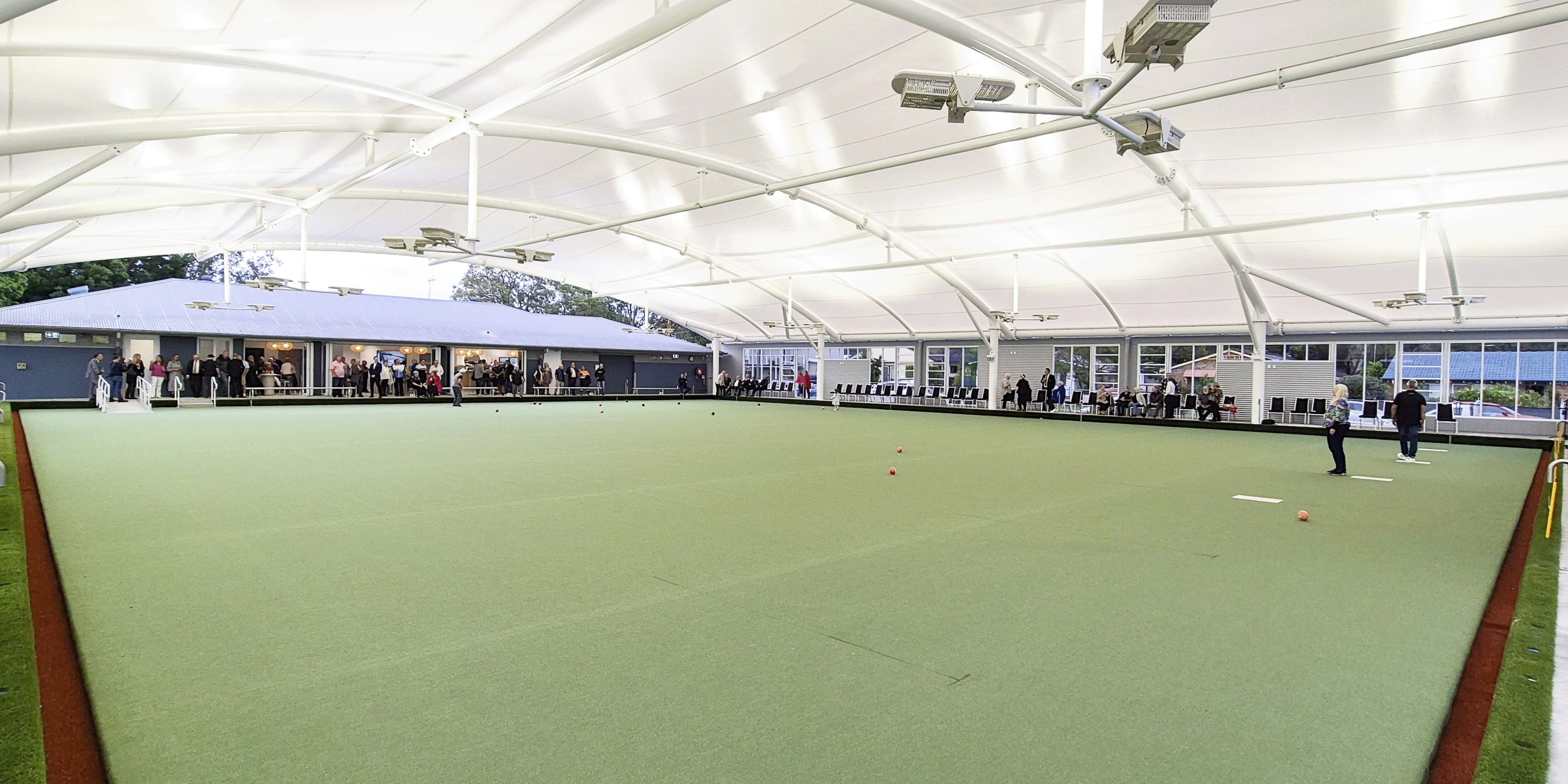 Greenline celebrates landmark covered bowling green completion at ...