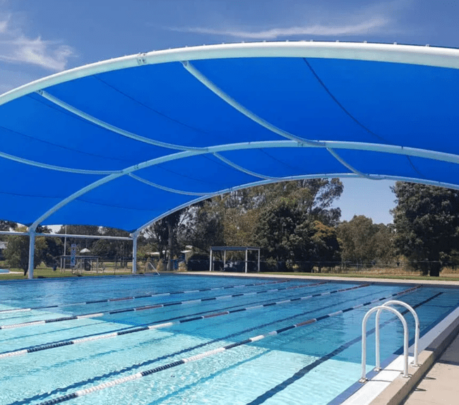 Commercial Swimming Pool Shade Structures | Greenline