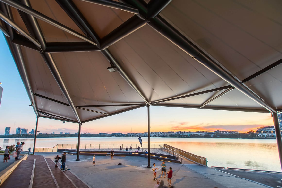 Commercial-Grade Tensile Shade Structures | Greenline